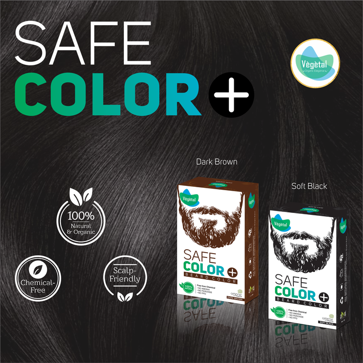 Organic Beard Color - PPD and Ammonia Free Beard Color - Vegetal Shop