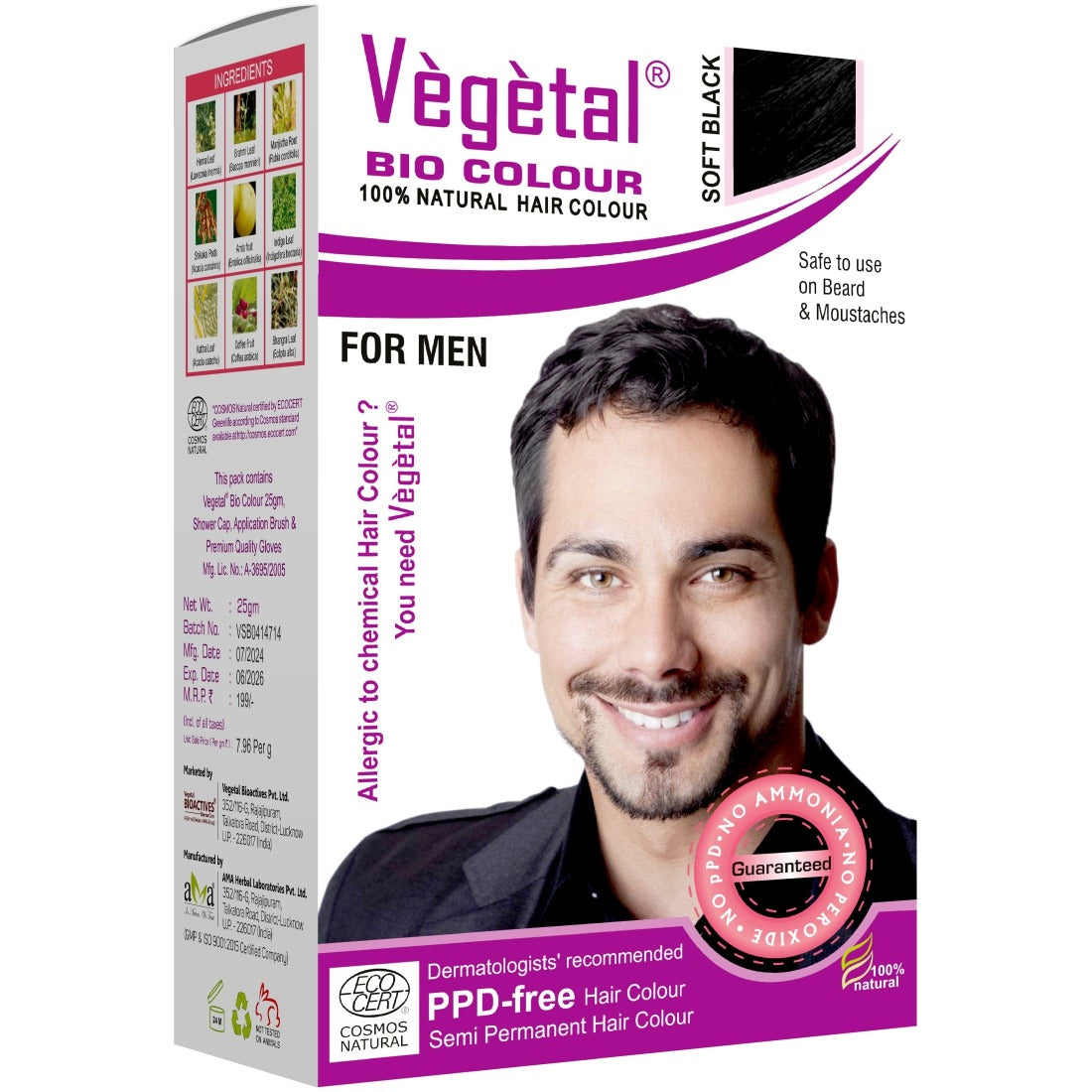 Vegetal Bio Colour Soft Black For Men – Vegetal Shop