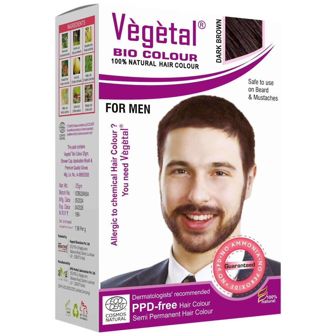 Vegetal Bio Colour Dark Brown For Men – Vegetal Shop