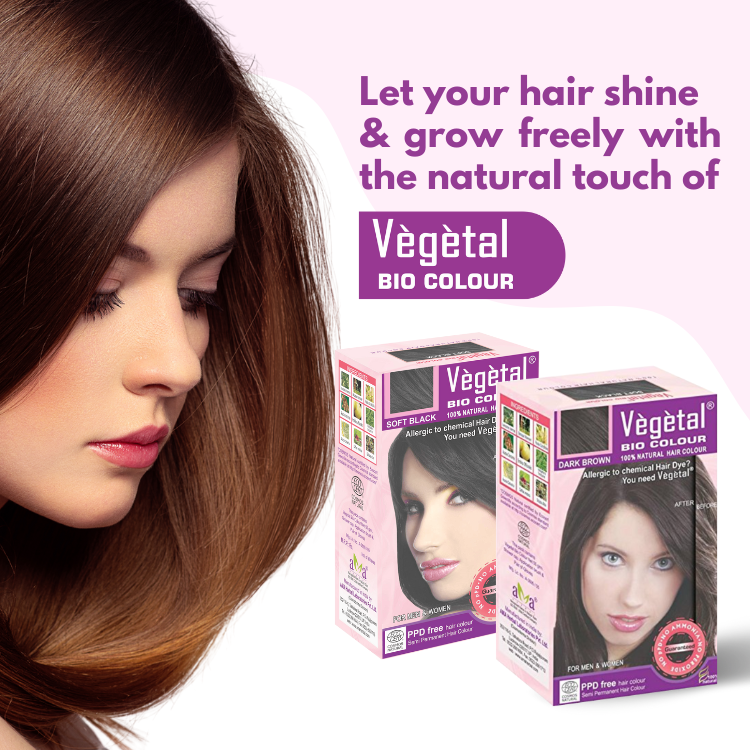 Vegetal Bio Colour Soft Black - PPD and Ammonia Free Hair Colour ...